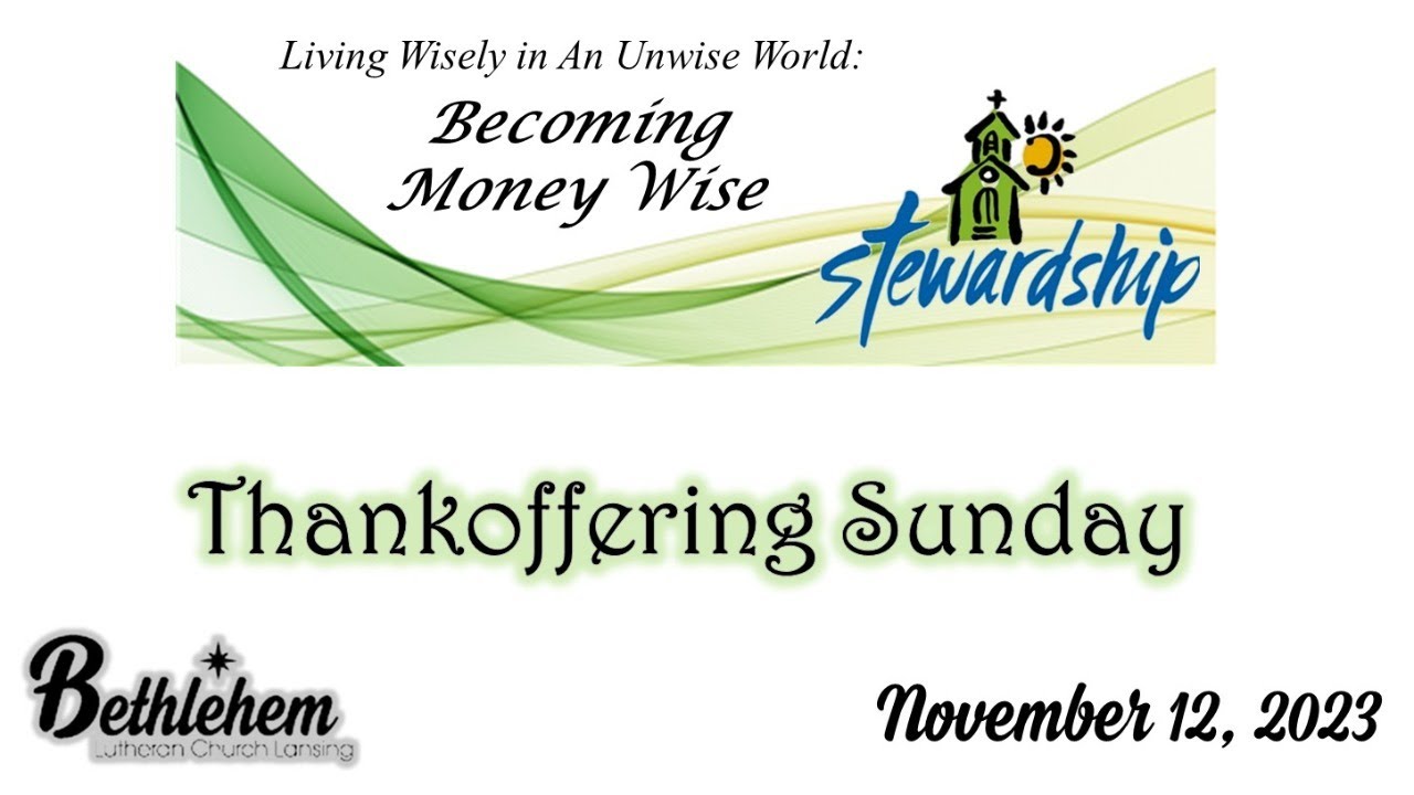 11122023 Thankoffering Sunday - YouTube