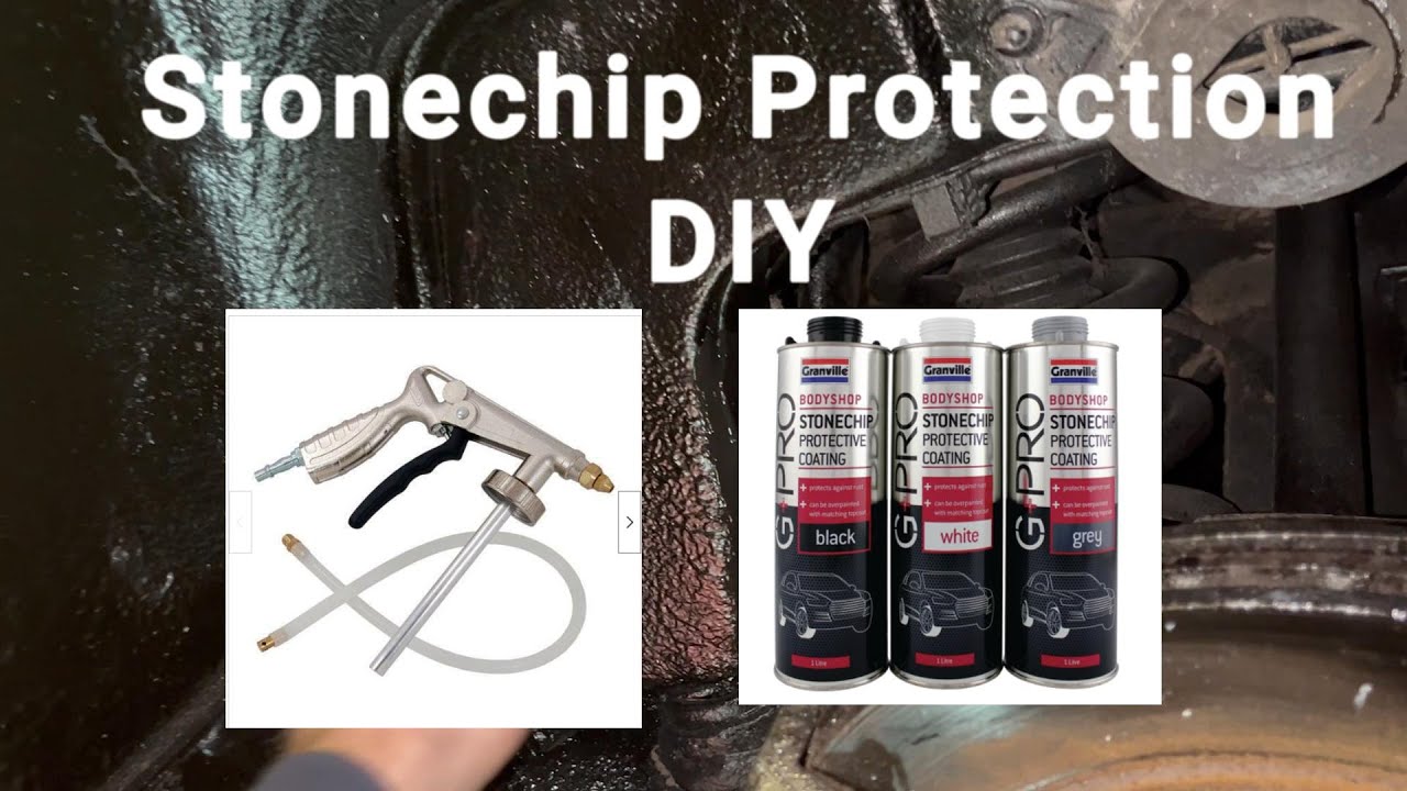 Stone chip application - DIY See how it works on my old Jag - YouTube