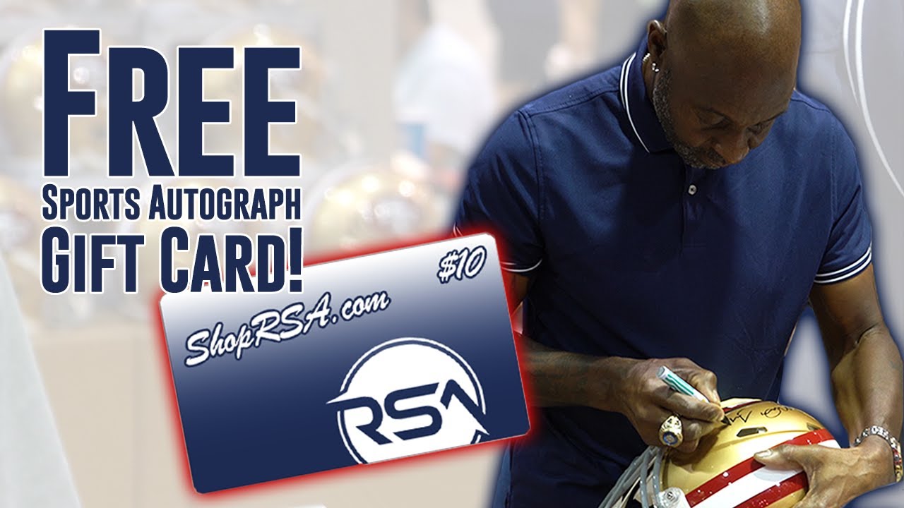 Sign Up For A Free RSA Sports Memorabilia Gift Card! - YouTube