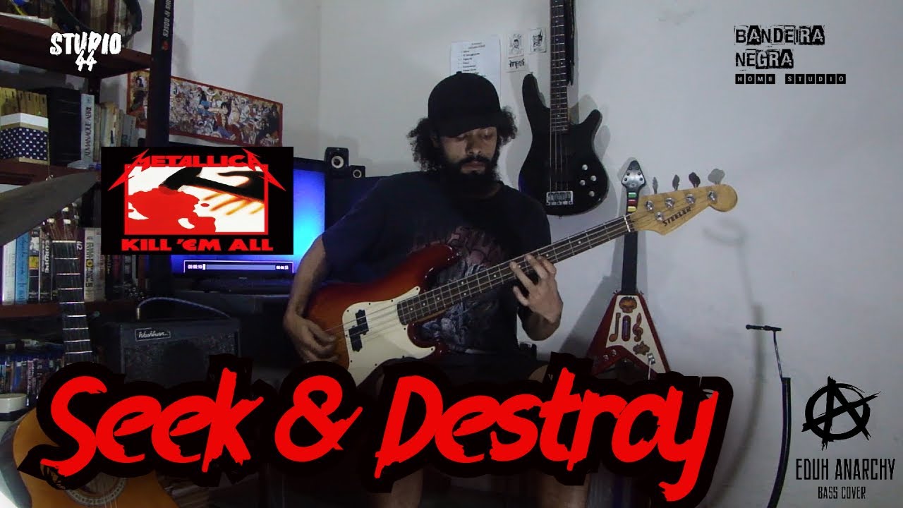 METALLICA - SEEK AND DESTROY | EDUH ANARCHY BASS COVER - YouTube