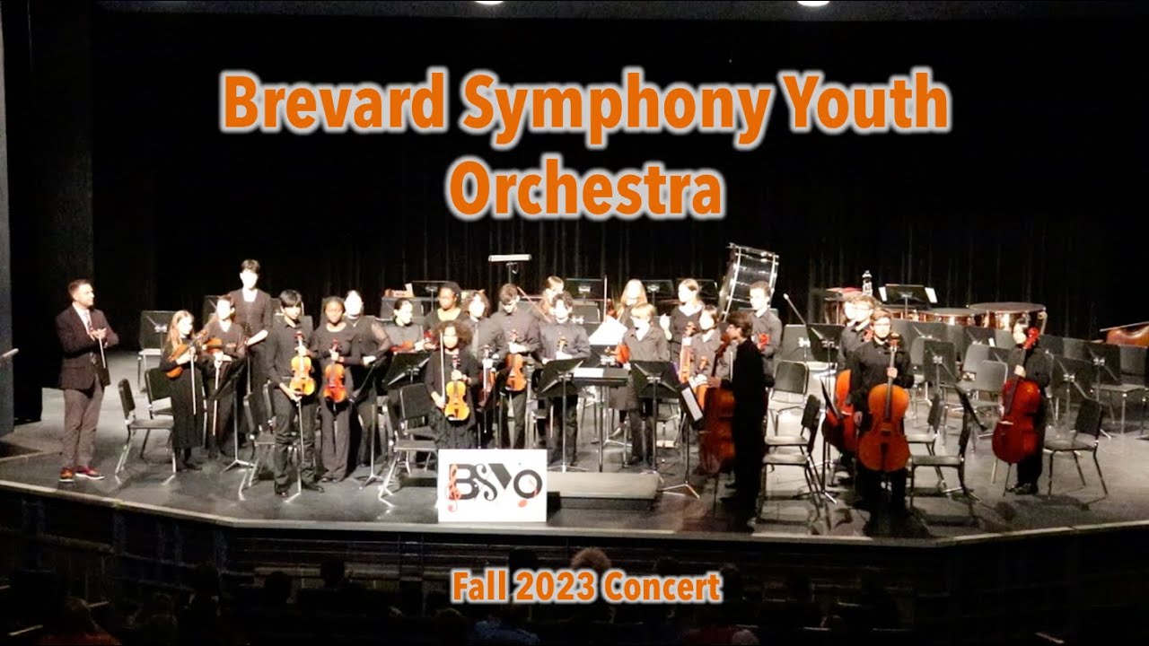 Brevard Symphony Youth Orchestra (BSYO) - 2023 Fall Concert - YouTube