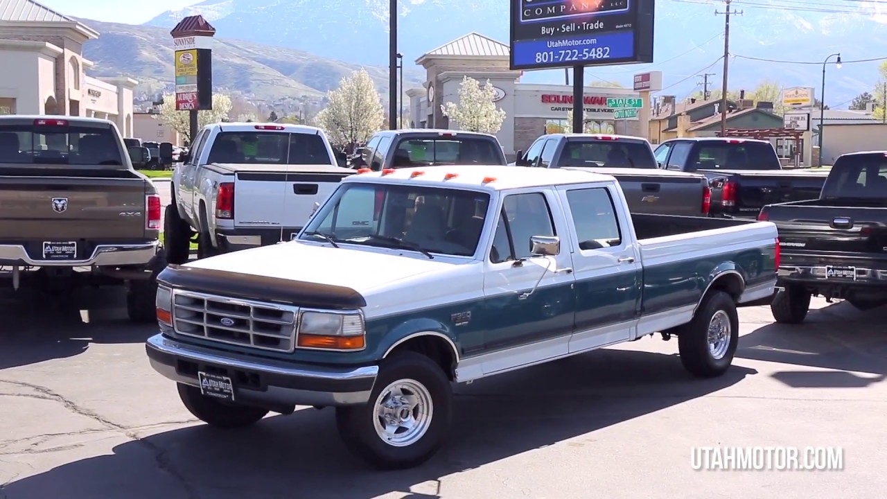 1995 Ford F-350 7.3L Power Stroke Diesel 4-Door - Utah Motor Company ...