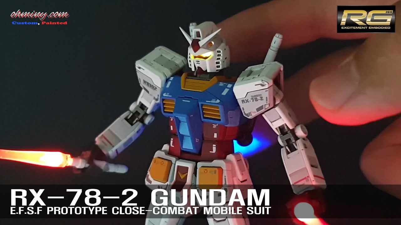 [RG01] RX-78-2 First Gundam Full Build - YouTube