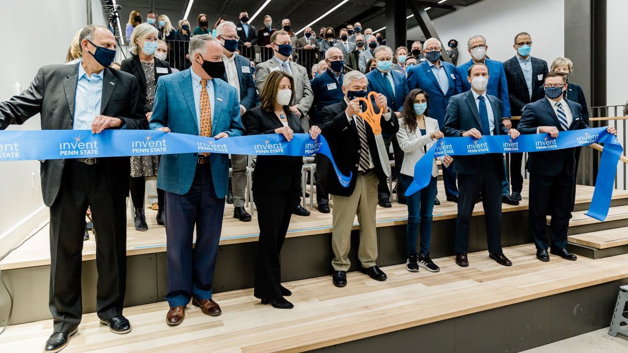 Penn State Innovation Hub Ribbon Cutting Ceremony - YouTube