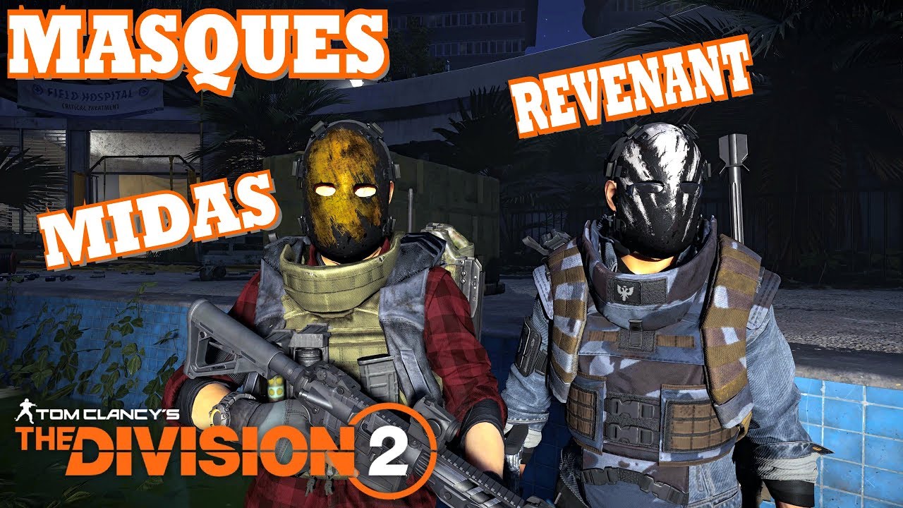 THE DIVISION 2: Masques Midas & Revenant / Énigme - Easter Egg - YouTube