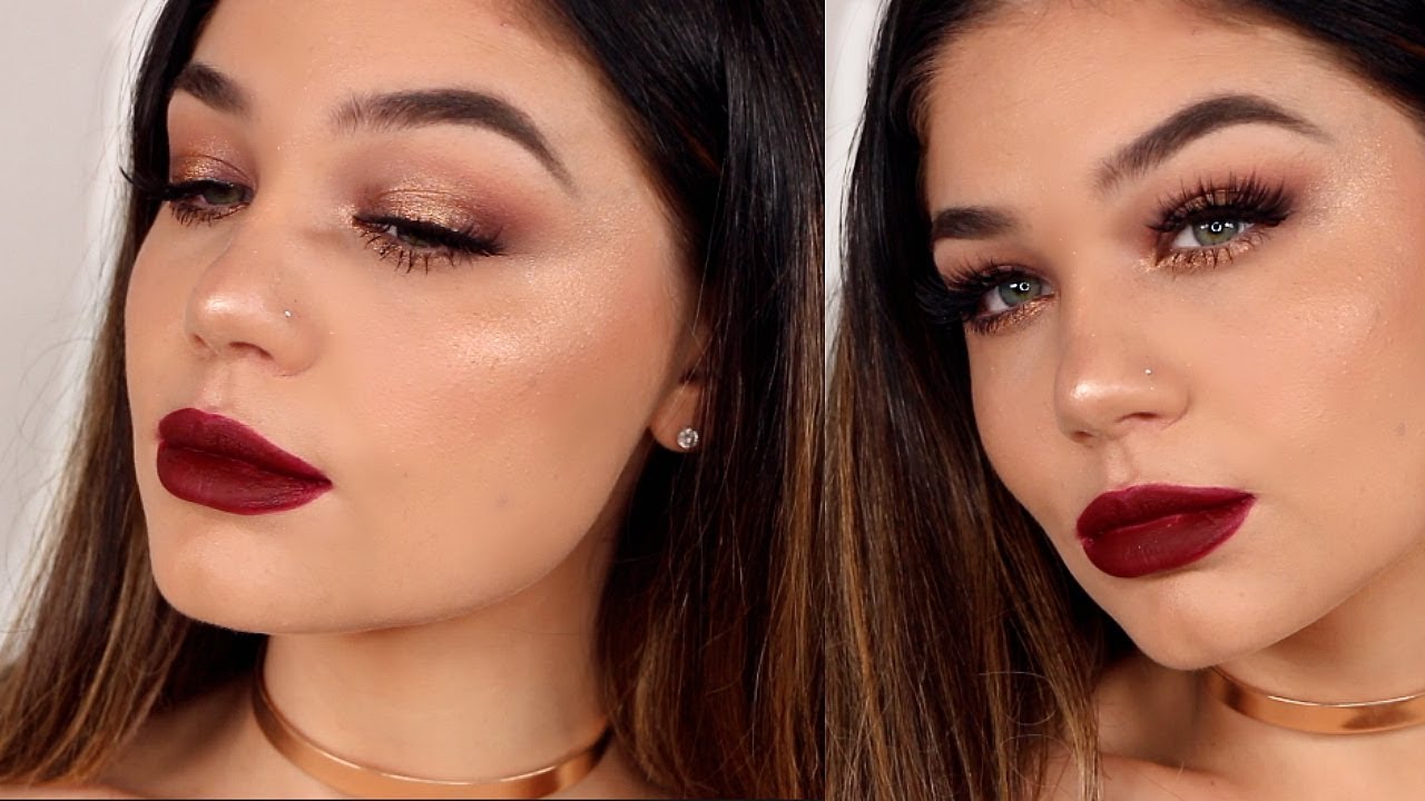 Holiday Makeup Tutorial 2017 Blissfulbrii Youtube