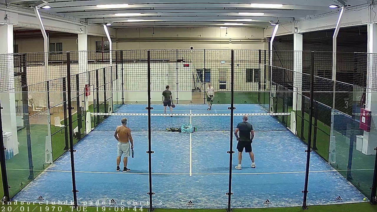 Indoorclub.dk Padelbane 3 15-08-2018 20:00-22:00 video 2/2 - YouTube