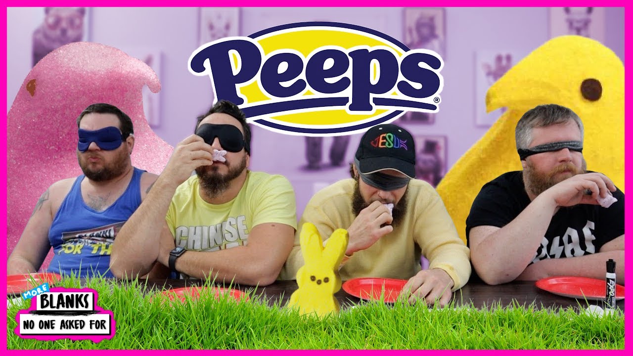 Americans Guess Weird Peeps Flavors While Blindfolded!!! - YouTube