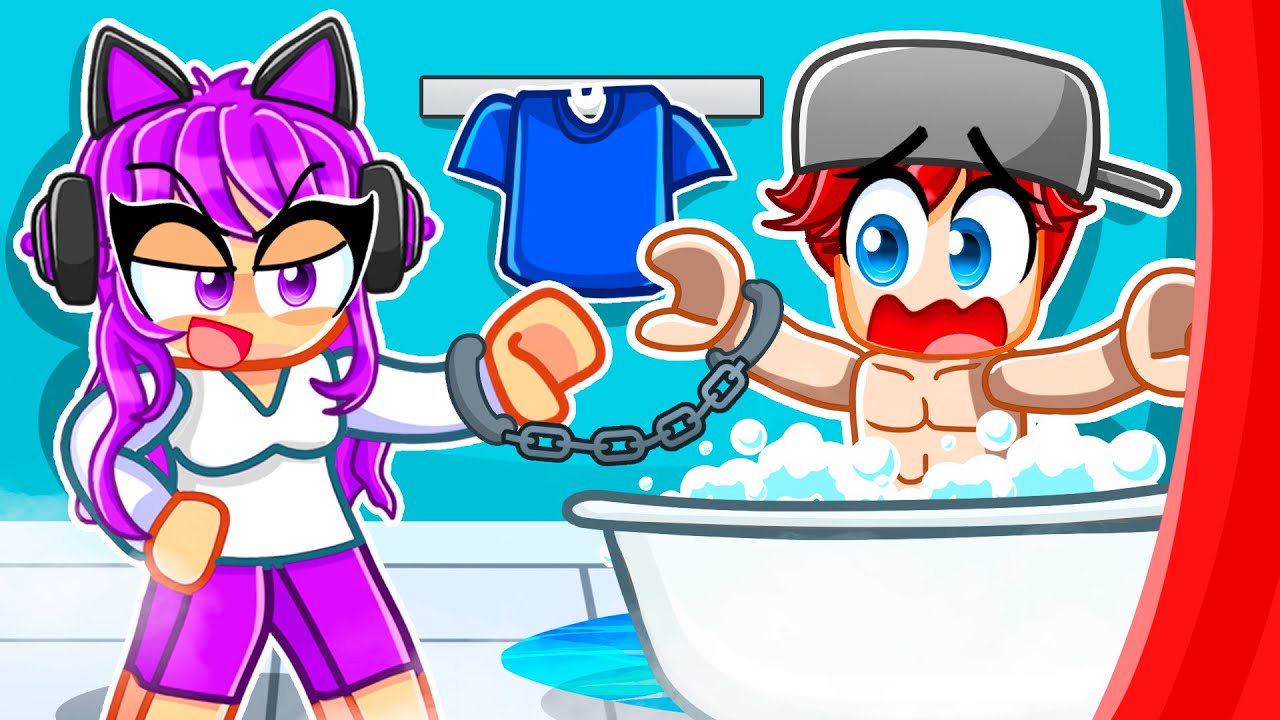 HANDCUFFED To My CRUSH for 24 HOURS in Roblox! - YouTube