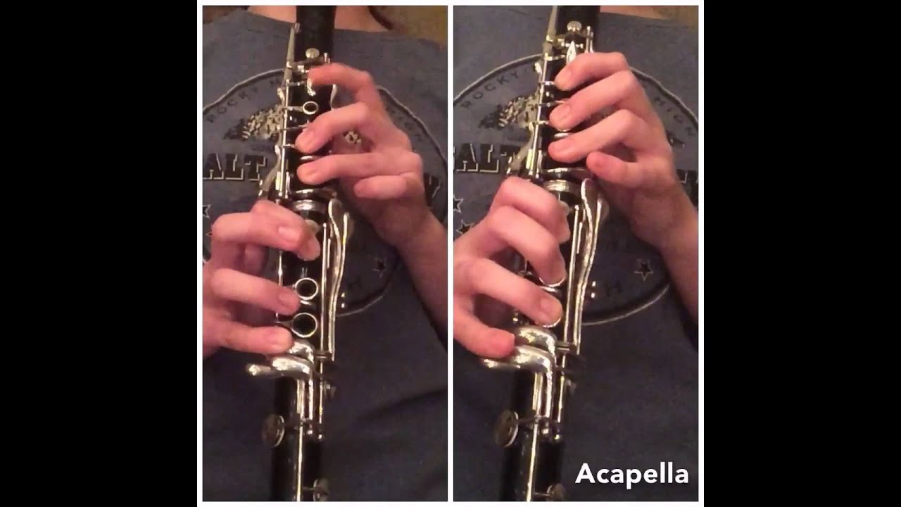 Acapella clarinet playing again. - YouTube
