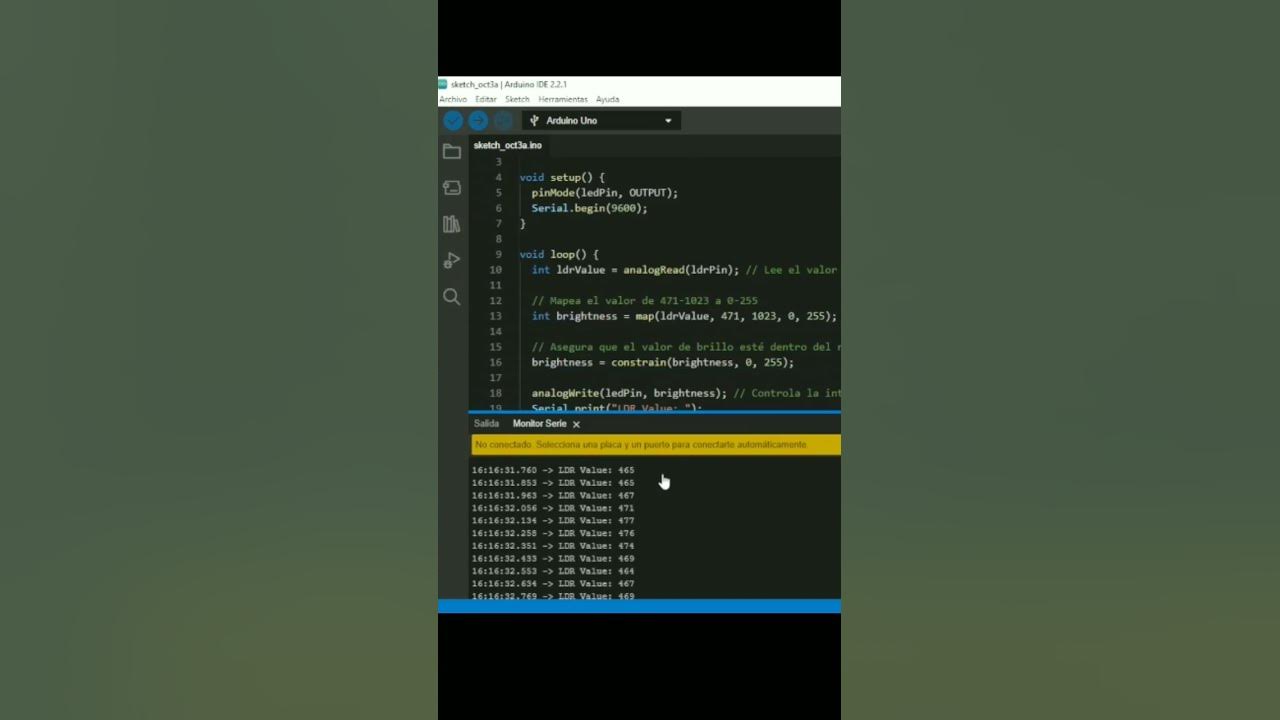 Ldr Arduino Electronic Programacion Esp32cam Esp32project Arduino Youtube