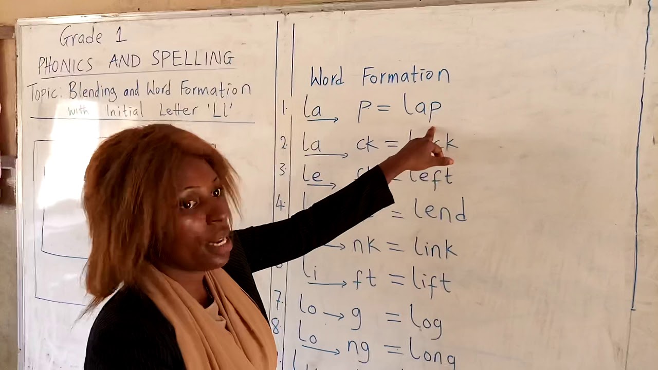 Phonics and Spelling Grade 1 Lesson 1: - YouTube