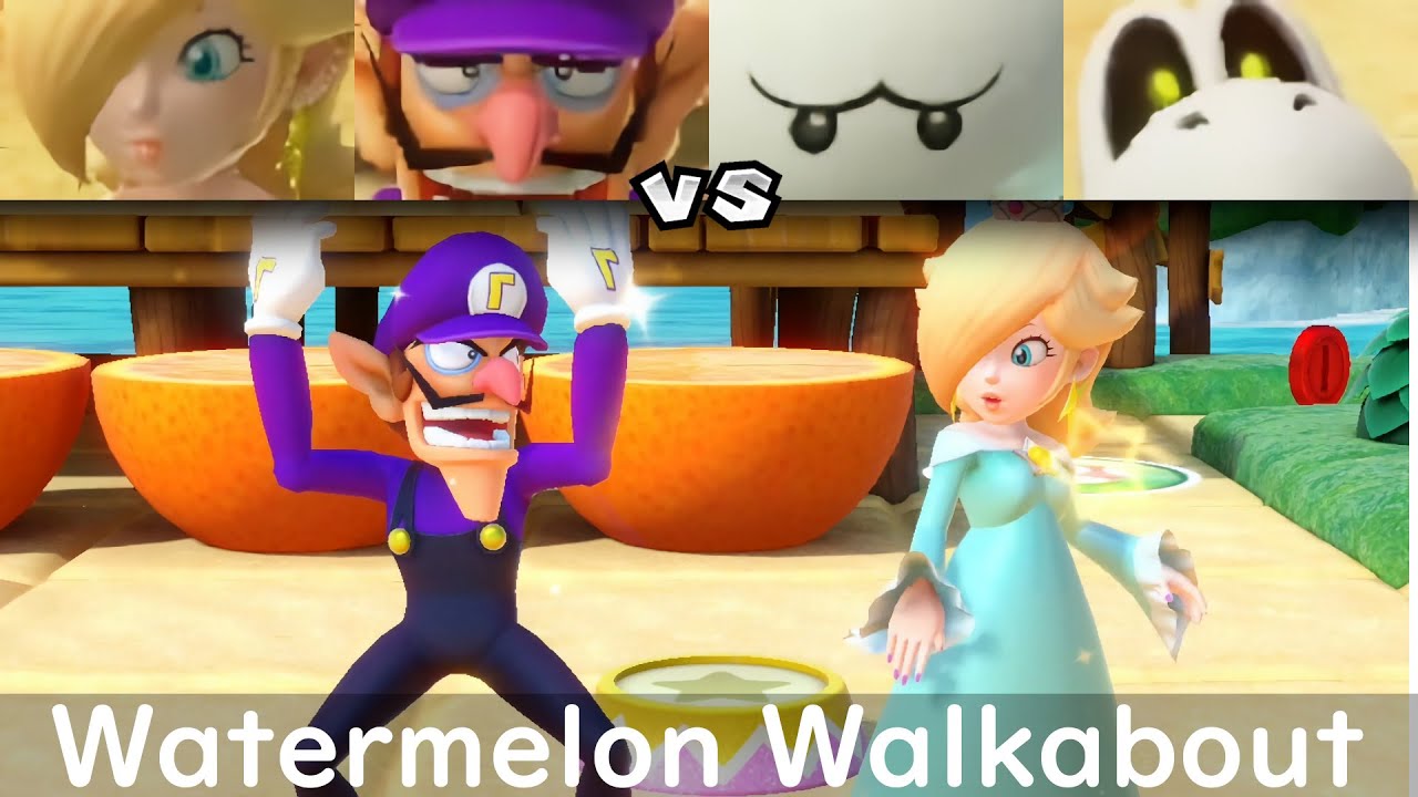 Super Mario Party Rosalina and Waluigi vs Boo and Dry Bones #74 - YouTube