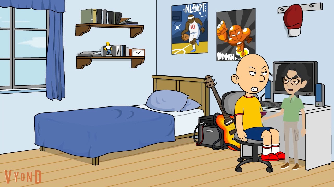 Caillou Break's Into The Vyond HeadQuarters To Bring Back The Non ...