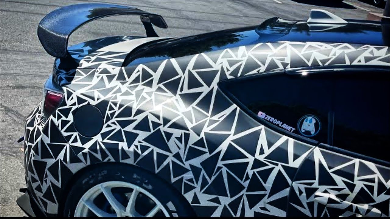 My Subaru BRZ finally gets Big Carbon fiber Wing // Sard Style - YouTube