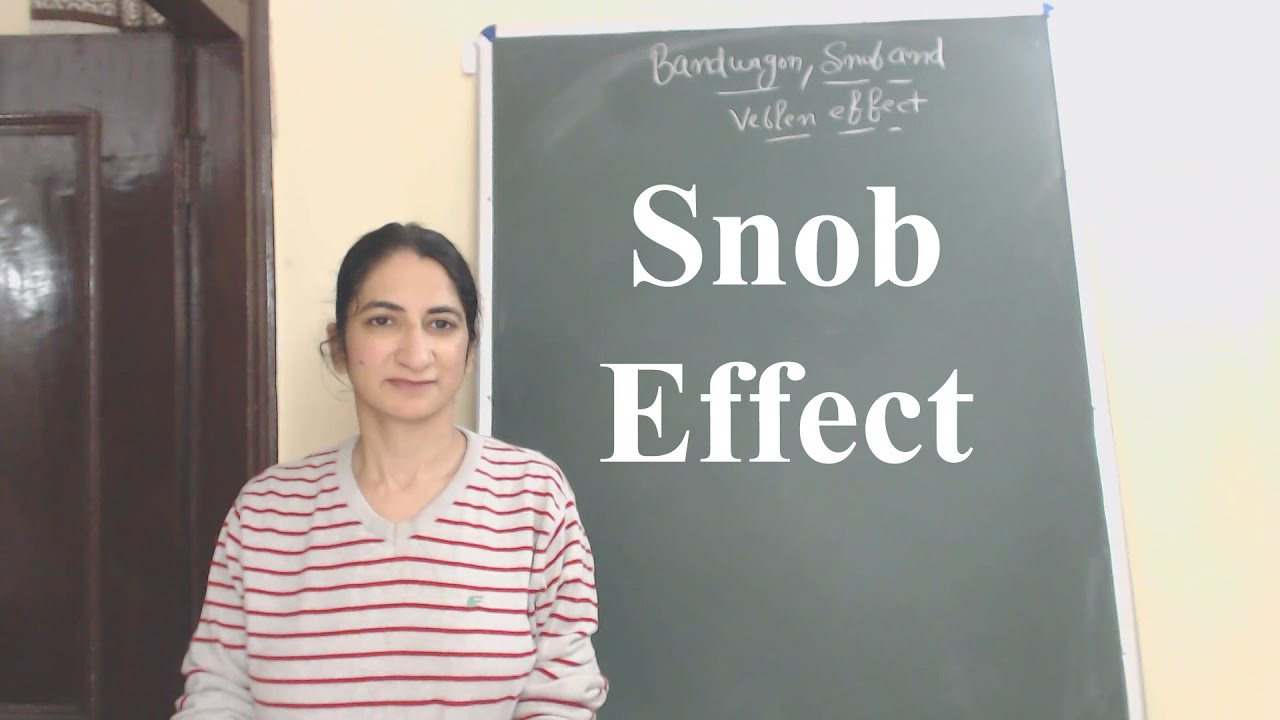 Snob Effect - YouTube