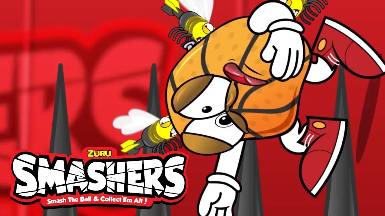 Basketball Gets POPPED! | SMASHERS | Cartoons For Children - YouTube