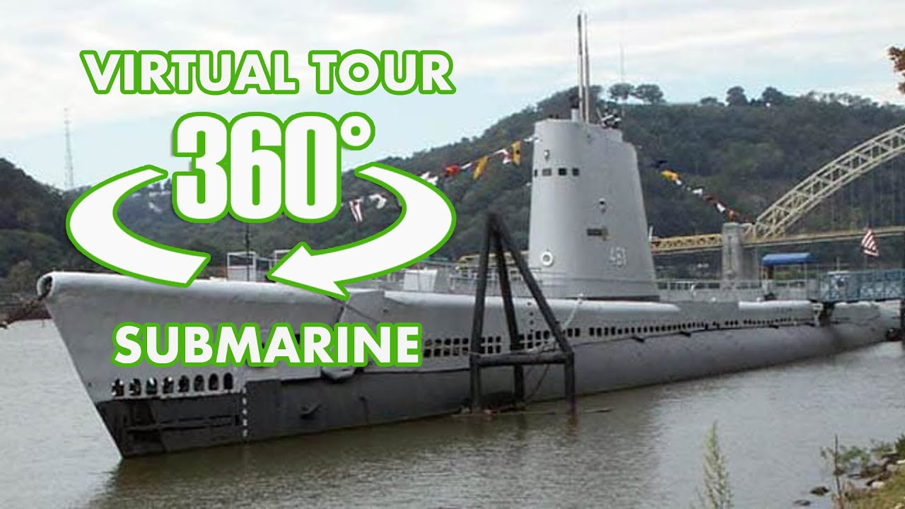 USS Requin WW2 Submarine (SS-481) in 360° - Virtual Tour - YouTube