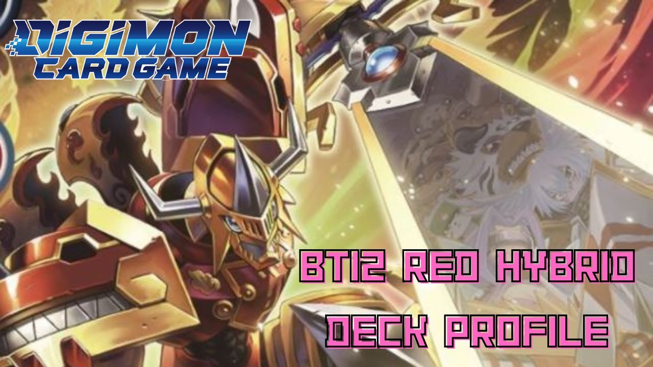 SPIRIT EVOLUTION! - BT12 Red Hybrid Deck Profile - YouTube