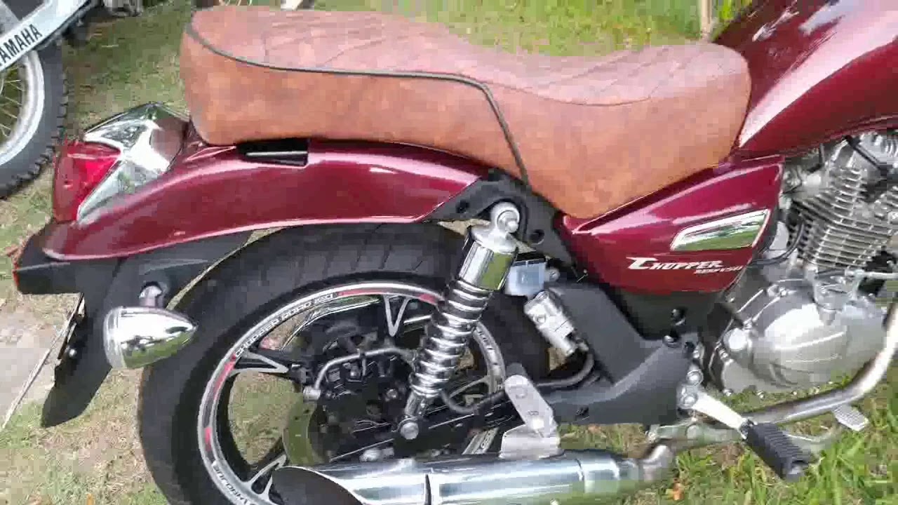 Haojue Chopper road 150 Customizada - YouTube