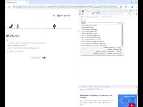 Chrome Dino Game Hack! - YouTube