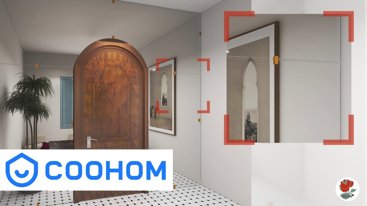 CUSTOM Glass Wall in Coohom | Coohom Tutorial - YouTube