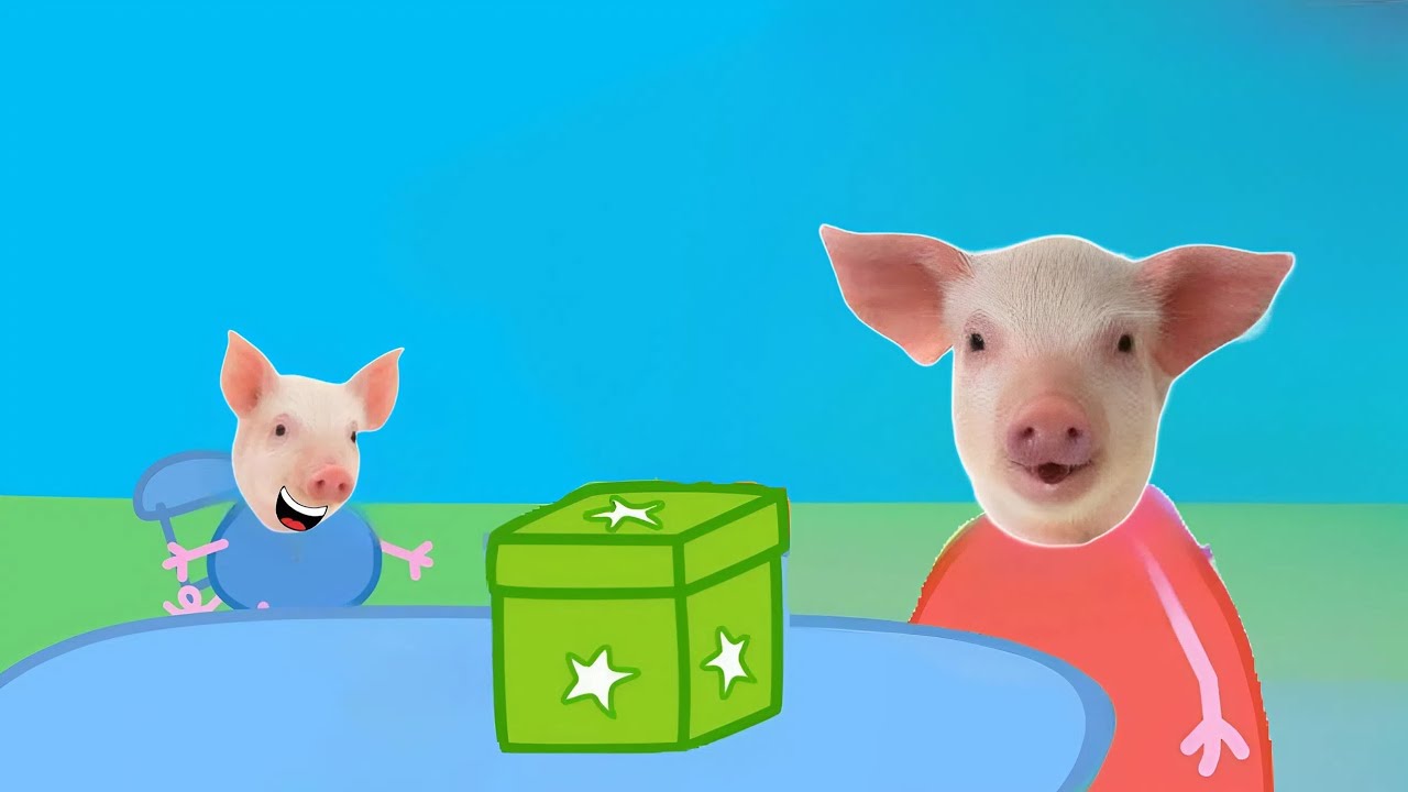 George Pig NEW Toy - Real Peppa Funny Animation - YouTube