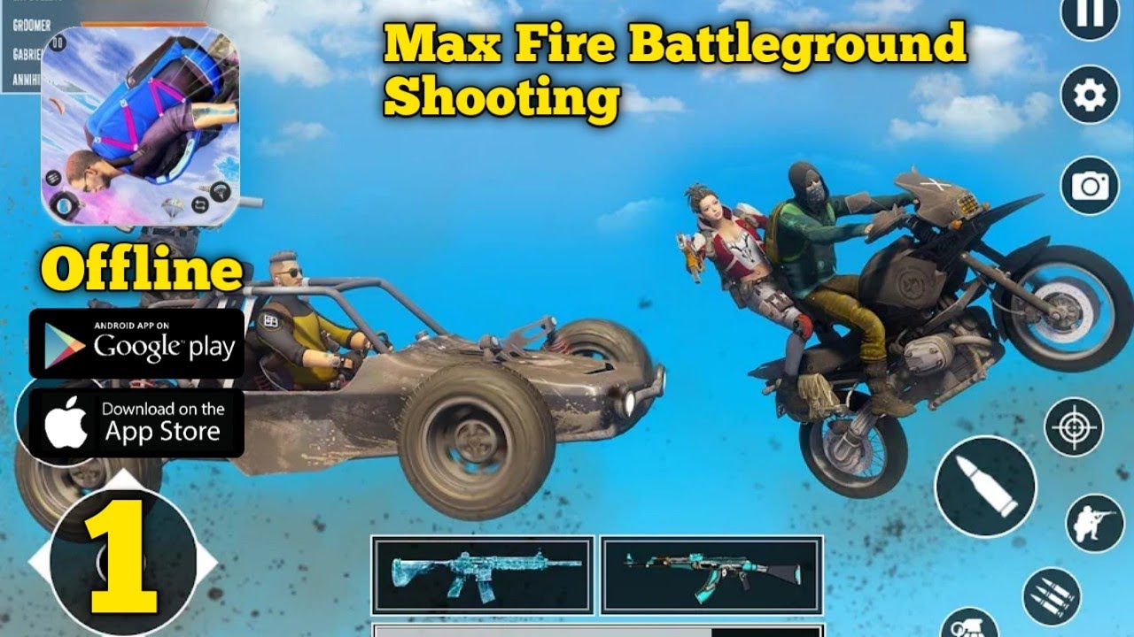 Max Fire Battleground Shooting Game Gameplay Part 1 (Android) - YouTube