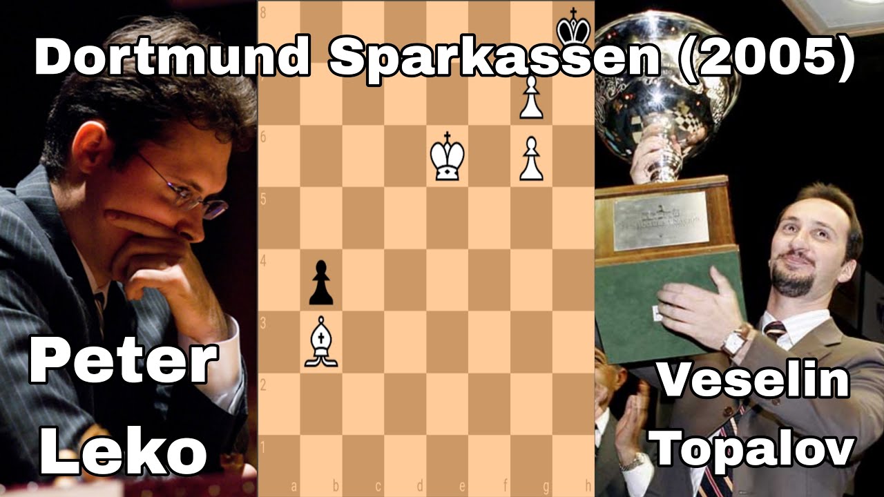 Dortmund Sparkassen (2005). Veselin Topalov vs Peter Leko. - YouTube