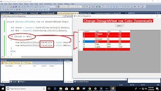 How To Change Gridview Row Color Based Condition In C Tk Code Mp3 & Mp4 ...