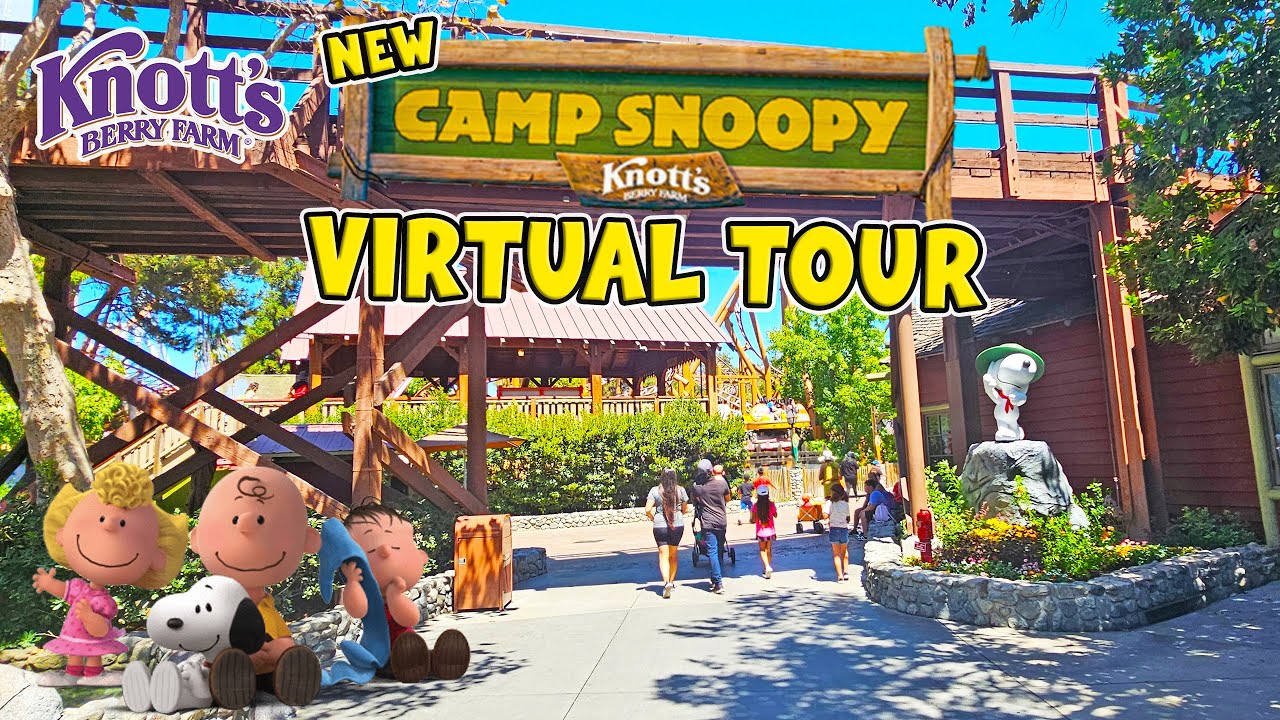 Camp Snoopy Virtual Tour at Knott’s Berry Farm (Sep 2024) [4K] - YouTube