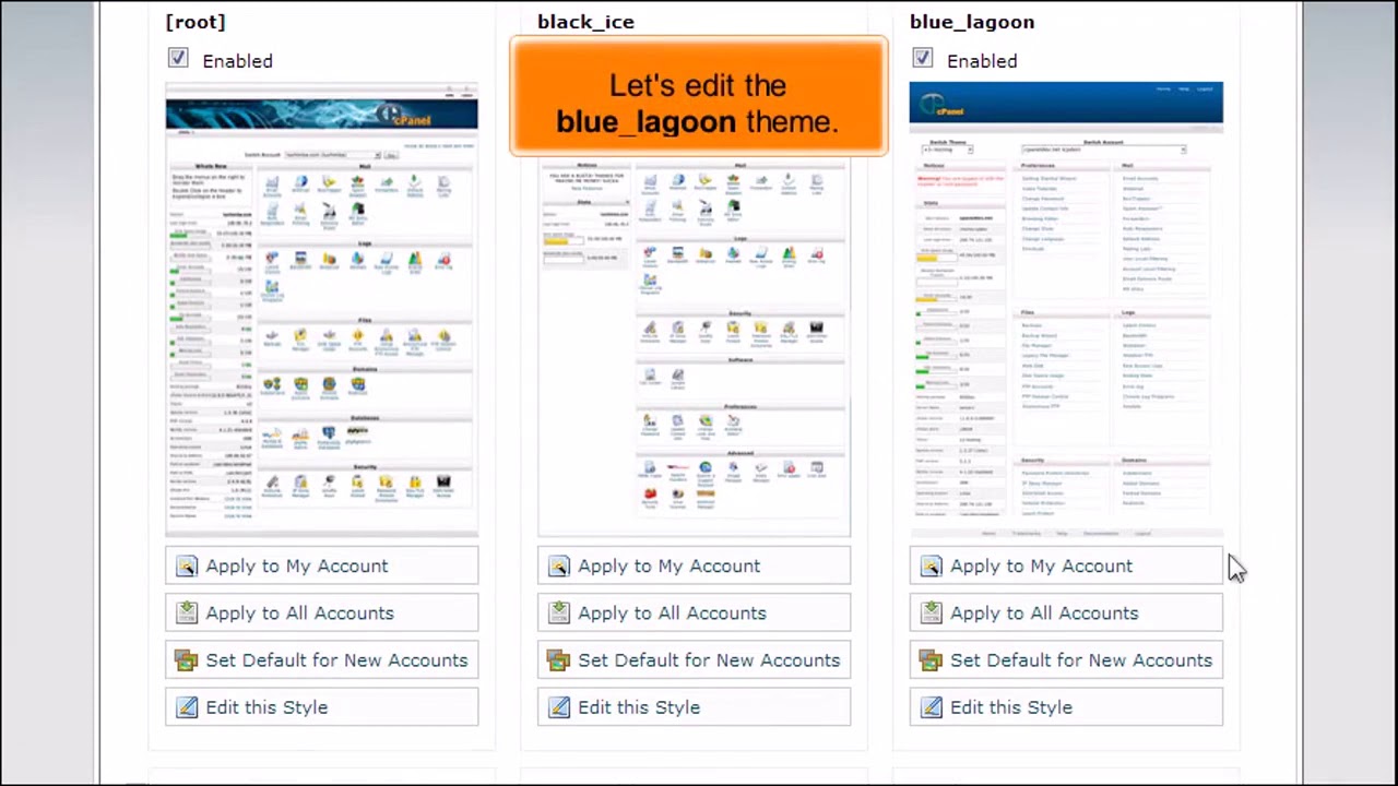 WebHost Manager: How to Use cPanel Branding in WHM - YouTube