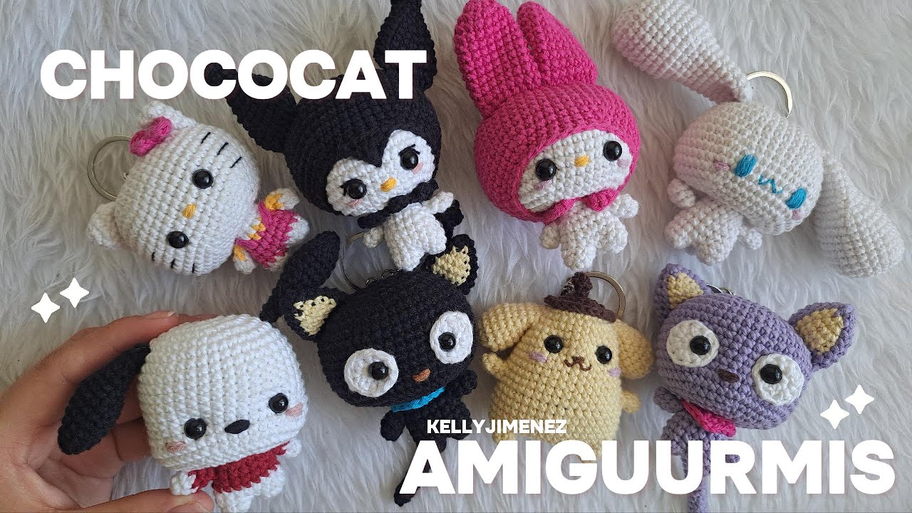 TUTORIAL CHOCOCAT AMIGURUMI (English Subtitles) crochet - YouTube