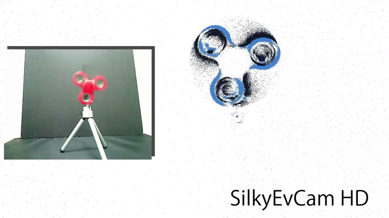 Hand spinner by Event-based camera (SilkyEvCam HD) イベントベースカメラ - YouTube