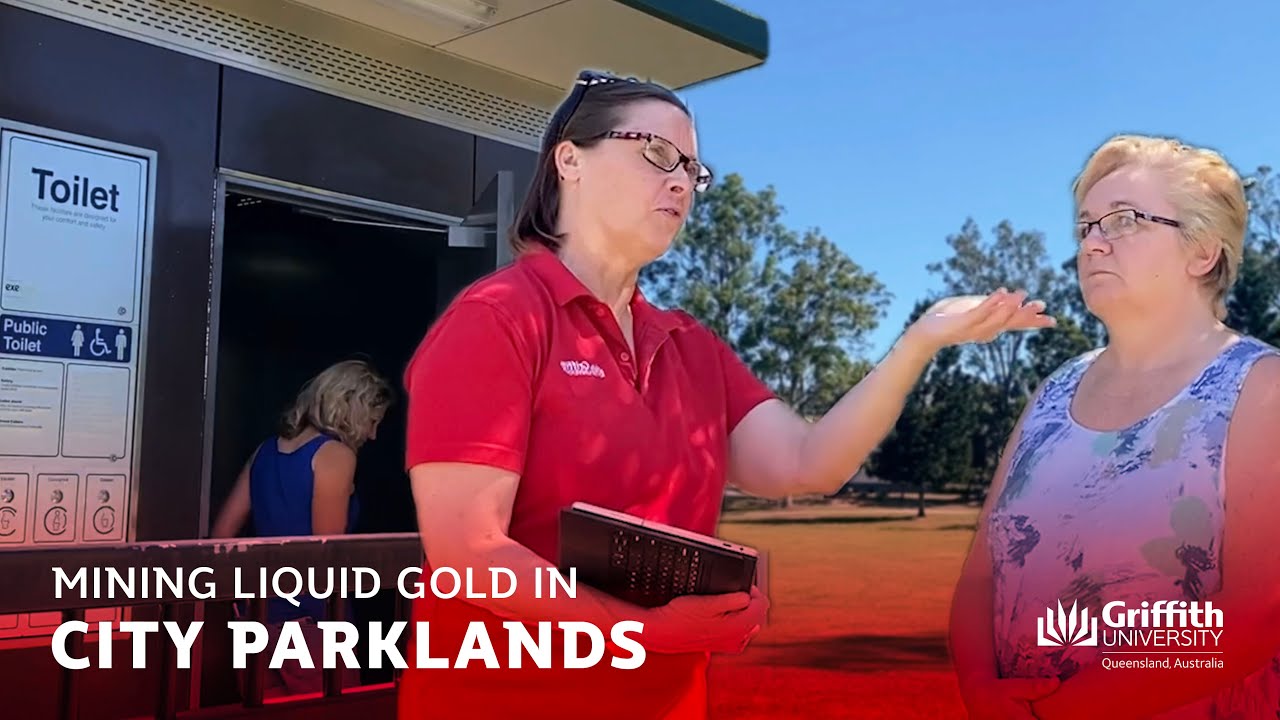 Mining liquid gold in city parklands - YouTube