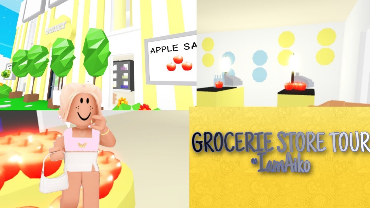 I BUILT MY OWN GROCERIE STORE "GLITCH BUILD" • Roblox Adopt Me - YouTube
