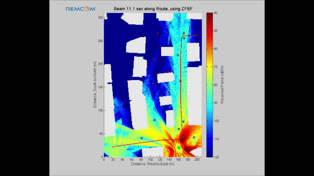 Zero Forcing Beamforming using Wireless InSite - YouTube