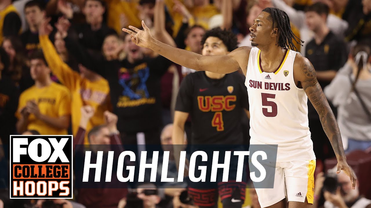 USC Trojans vs. Arizona State Sun Devils Highlights | CBB on FOX - YouTube