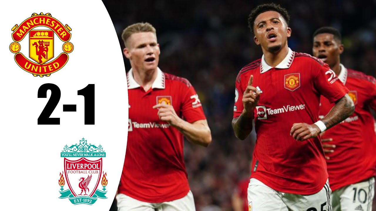 English Premier League : Manchester United vs Liverpool 2-1 Highlights ...