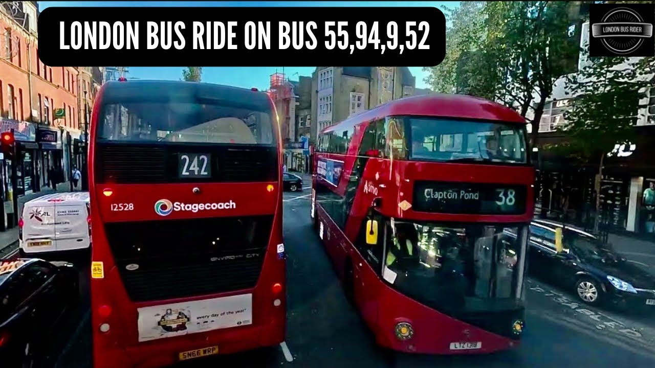 Autumn London Bus Rides Join on board - YouTube