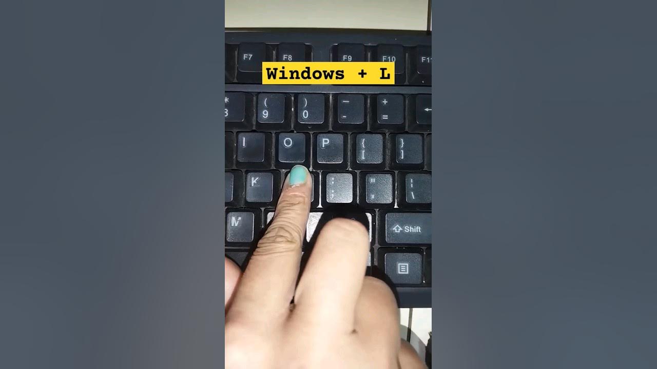 Windows Key + L - Logoff Shortcut in Windows - YouTube