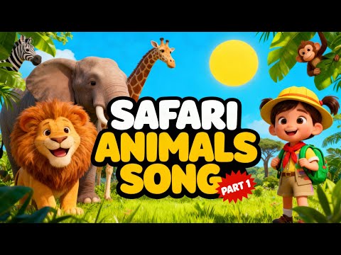 Safari Animals Song 🦁🐘 | African Animals for Kids | PART 1 | Discover with Güneş