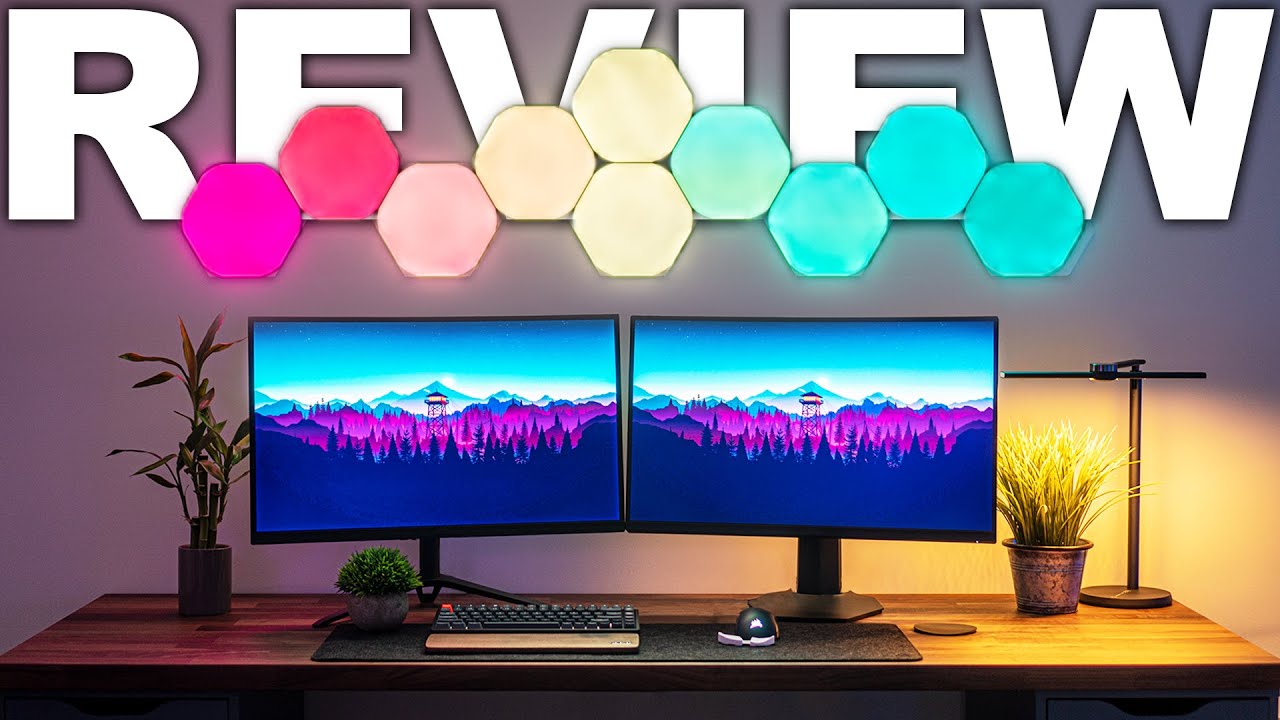 Nanoleaf Hexagon Review, Unboxing, & Installation - YouTube