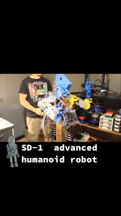 My Humanoid Robot Sd 1 Robotics Diy 3dprinted Homemaderobot Homemade Arduinoproject Raspberry Pi