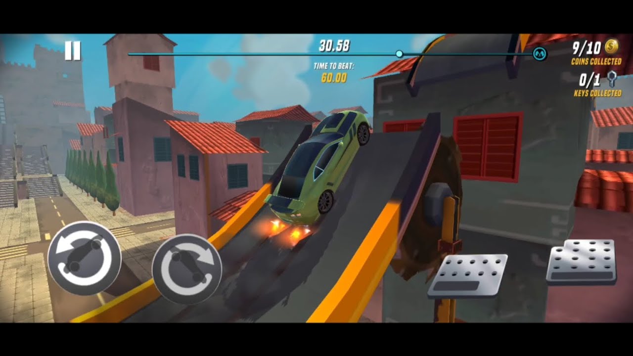 High-Flying Action in Extreme Car Stunt Levels 57-60 | Game Tips - YouTube