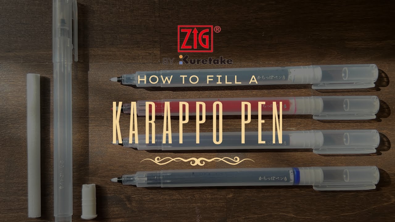 How to Fill a Kuretake Karappo-Pen™! - YouTube