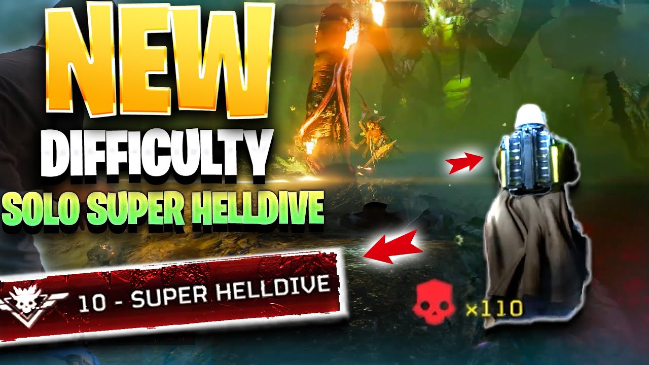 HELLDIVERS 2 - The New Max Difficulty Is A BLENDER..Its Bad (Solo Super Helldive Difficulty ...
