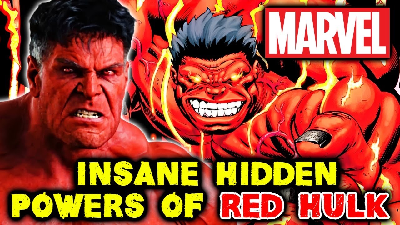 10 Insane Hidden Powers of Red Hulk That Makes Him One Of The Most ...