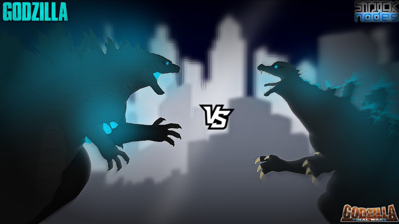 Monsterverse Godzilla Vs Godzilla Final Wars || Stick nodes Animation ...