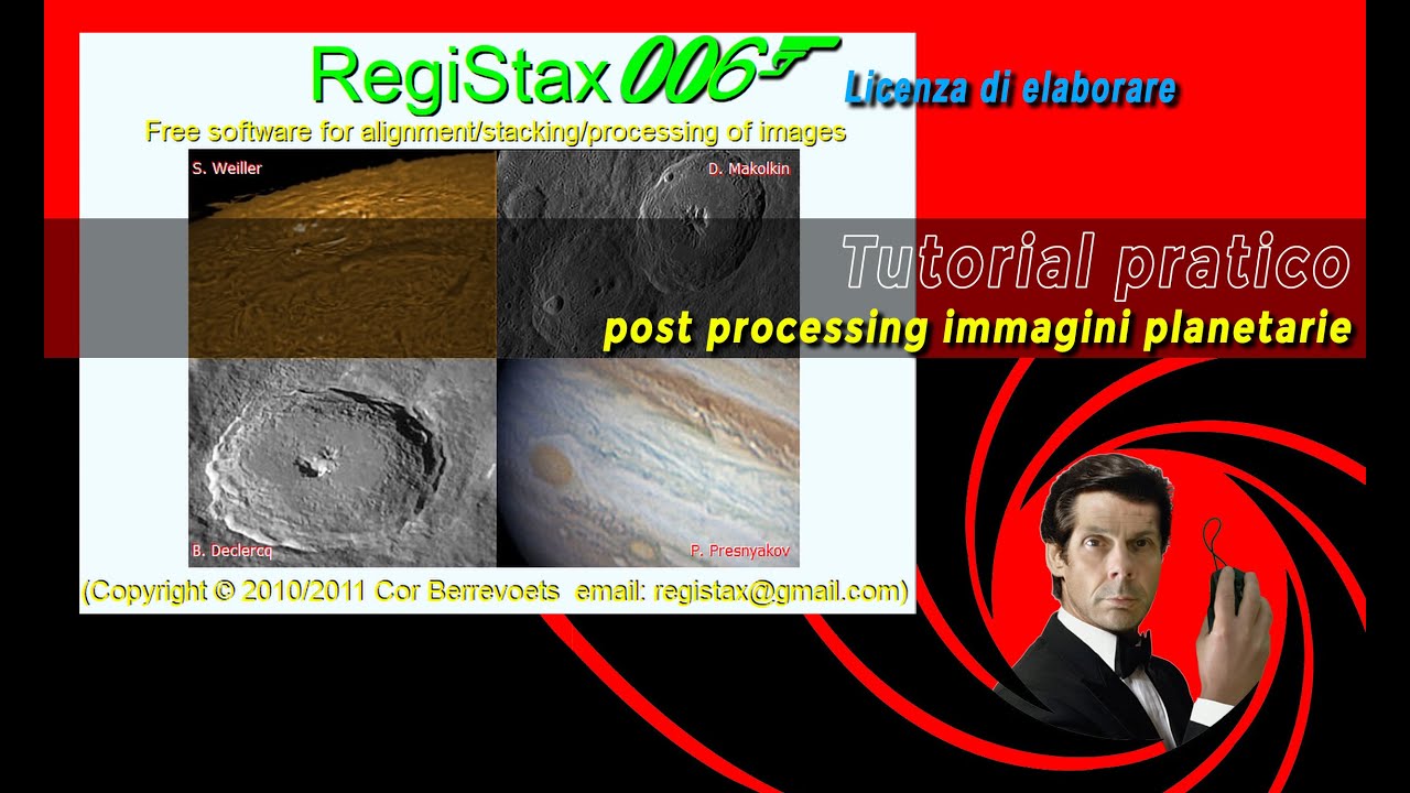 Come fare post elaborazione con Registax 6 - YouTube